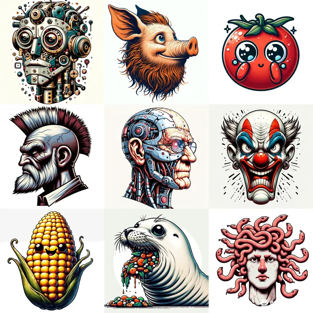 Detailed Cartoon Avatars DALL·E Prompt | PromptBase