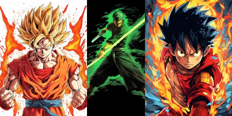 Anime Explosions Of Energy Midjourney Prompt | PromptBase