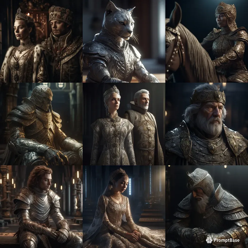 Realistic Kingdom Fantasy Portraits Midjourney Prompt | PromptBase