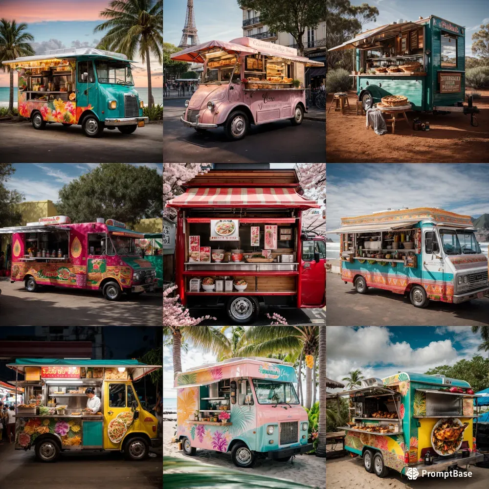 Food Truck Portrait Photographs Leonardo Ai Prompt | PromptBase