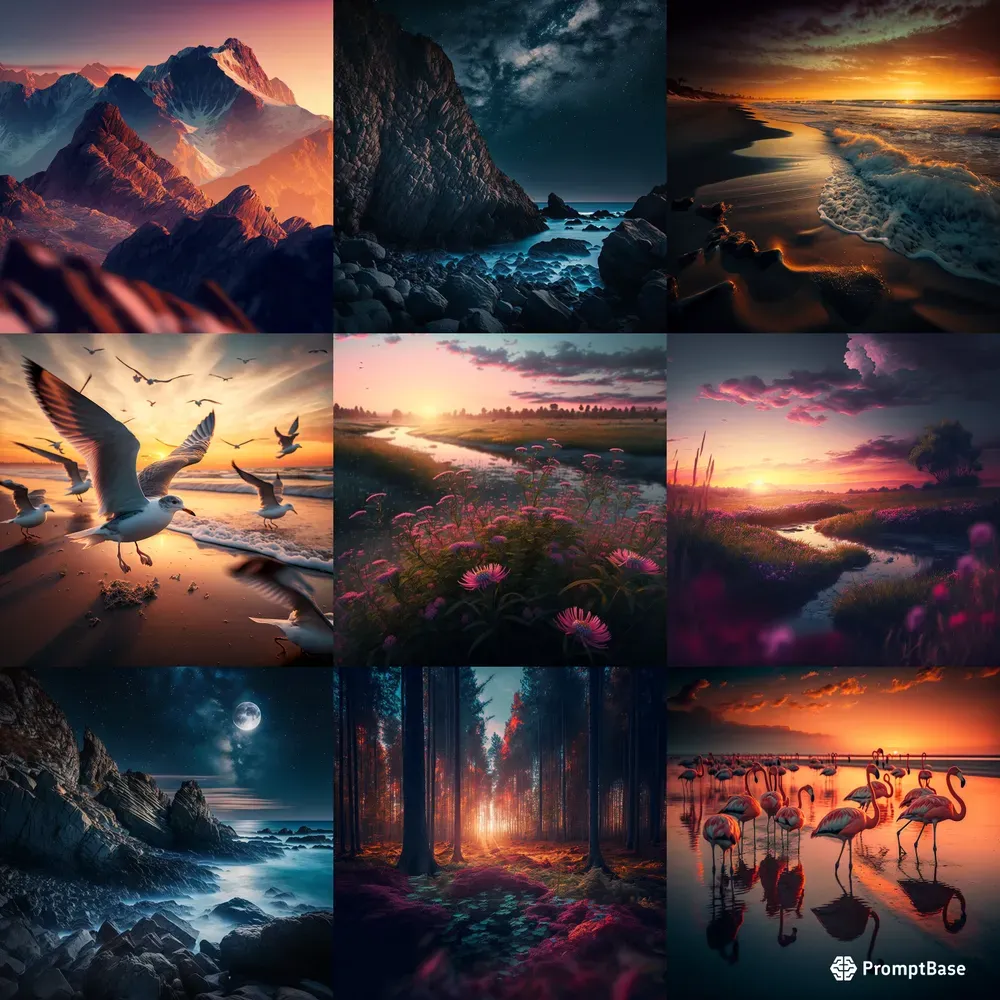 Stunning Photorealistic Landscapes Midjourney Prompt | PromptBase