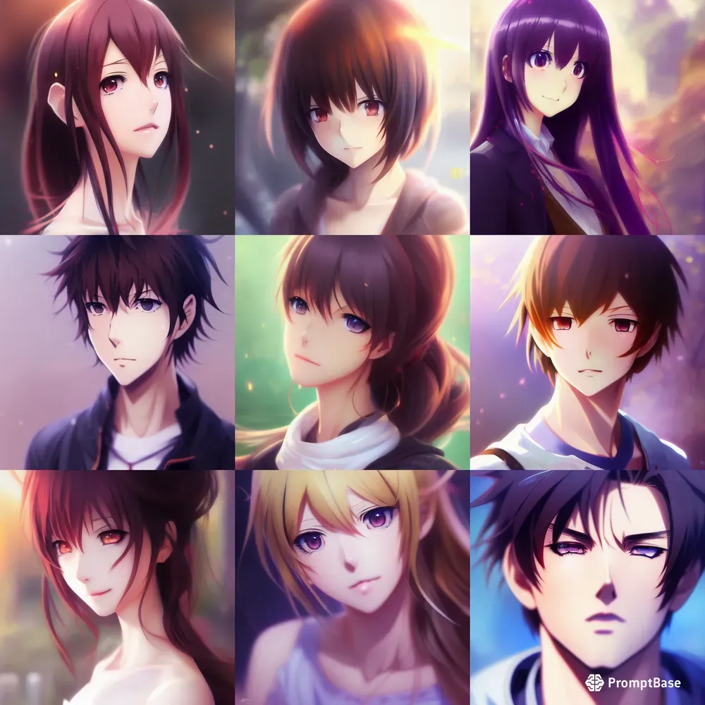 Anime Portraits Stable Diffusion Prompt | PromptBase