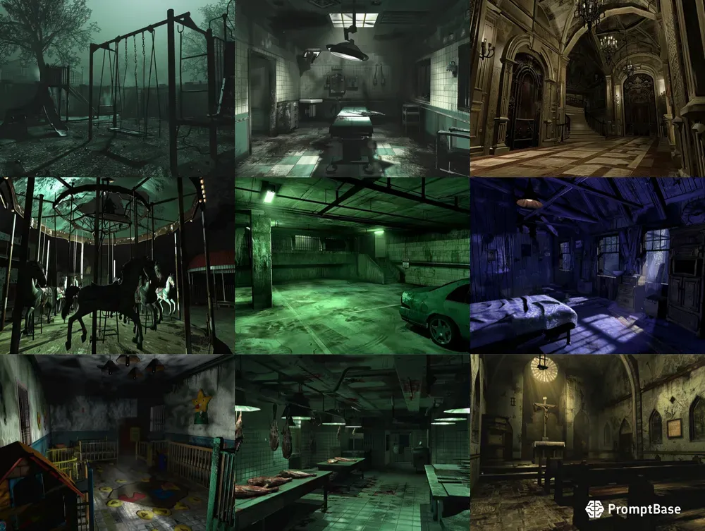 Retro Horror Ps2 Game Stills 3D Midjourney Prompt | PromptBase