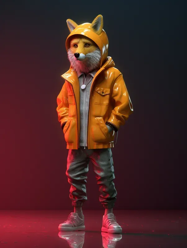 Retro Swagger The 1980s Hiphop Animals Midjourney Prompt | PromptBase