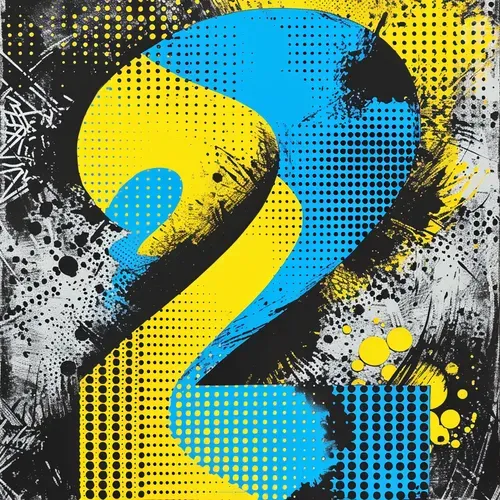 Dada Style Cartoon Numbers App | PromptBase