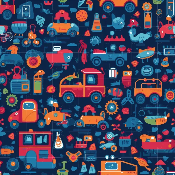 Cute Cartoon Patterns Midjourney Prompt | PromptBase