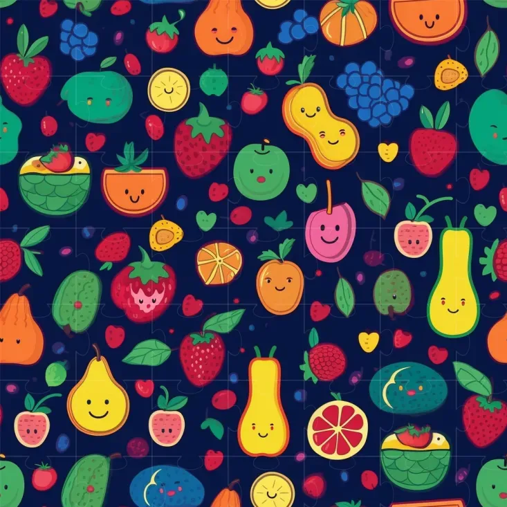 Cute Cartoon Patterns Midjourney Prompt | PromptBase