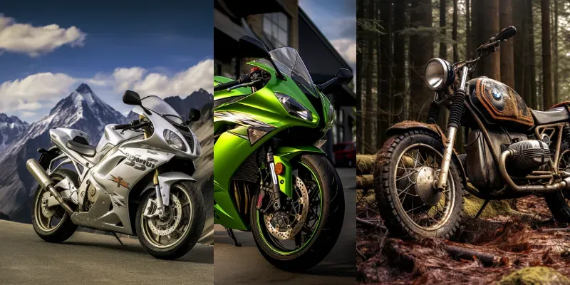 Hyper Realistic Motorcycle Photography Midjourney Prompt | PromptBase