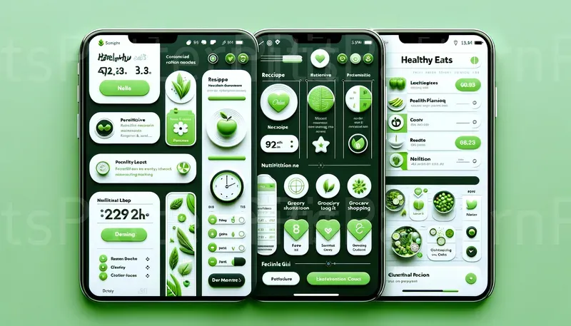 Modern Mobile App Gui Design DALL·E Prompt | PromptBase