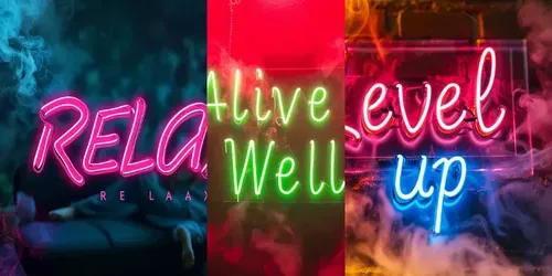 Customizable Neon Text Signs Midjourney Prompt | PromptBase