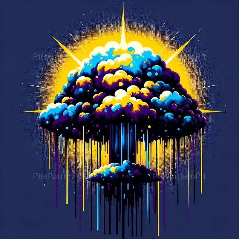 Color Drip Magic Neo-pop Art Poster DALL·E Prompt | PromptBase