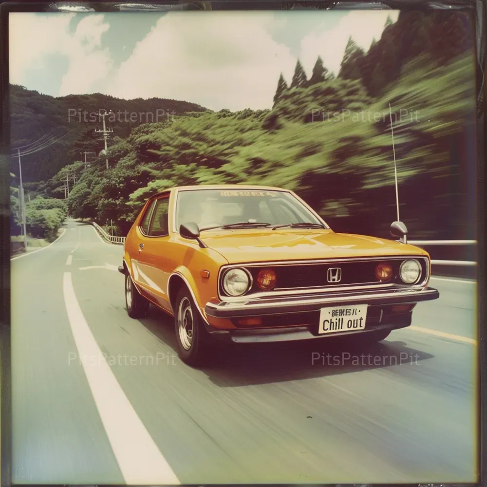 Vintage Polaroid Photos Of Retro Cars Midjourney Prompt | PromptBase