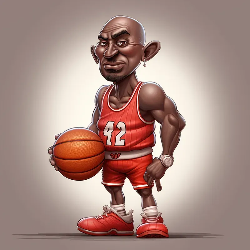 Funny Celebrity 2D Cartoons Caricatures Midjourney Prompt | PromptBase