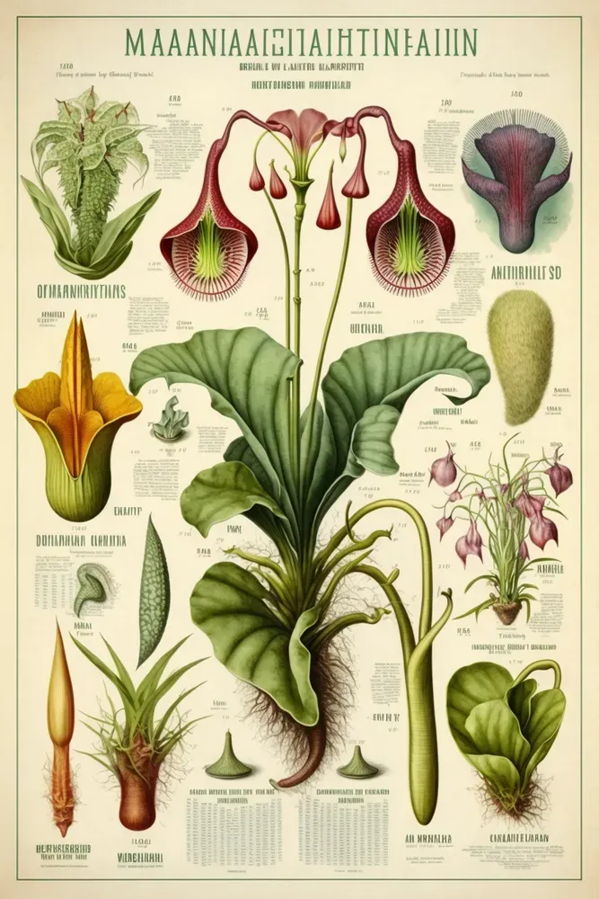 Vintage Scientific Illustrations Posters Midjourney Prompt | PromptBase