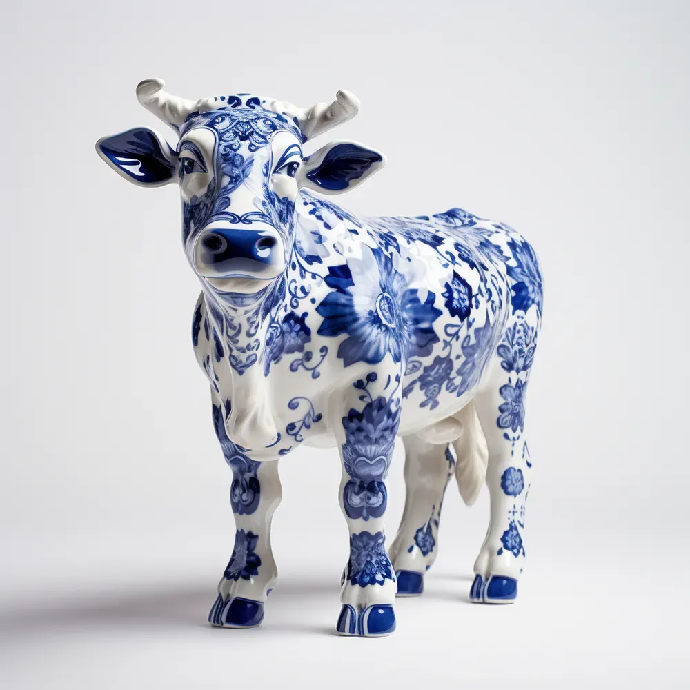 Traditional Dutch Porcelain Statues Midjourney Prompt | PromptBase