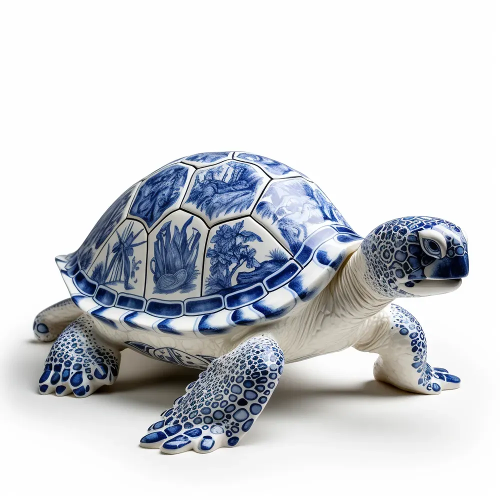 Traditional Dutch Porcelain Statues Midjourney Prompt | PromptBase