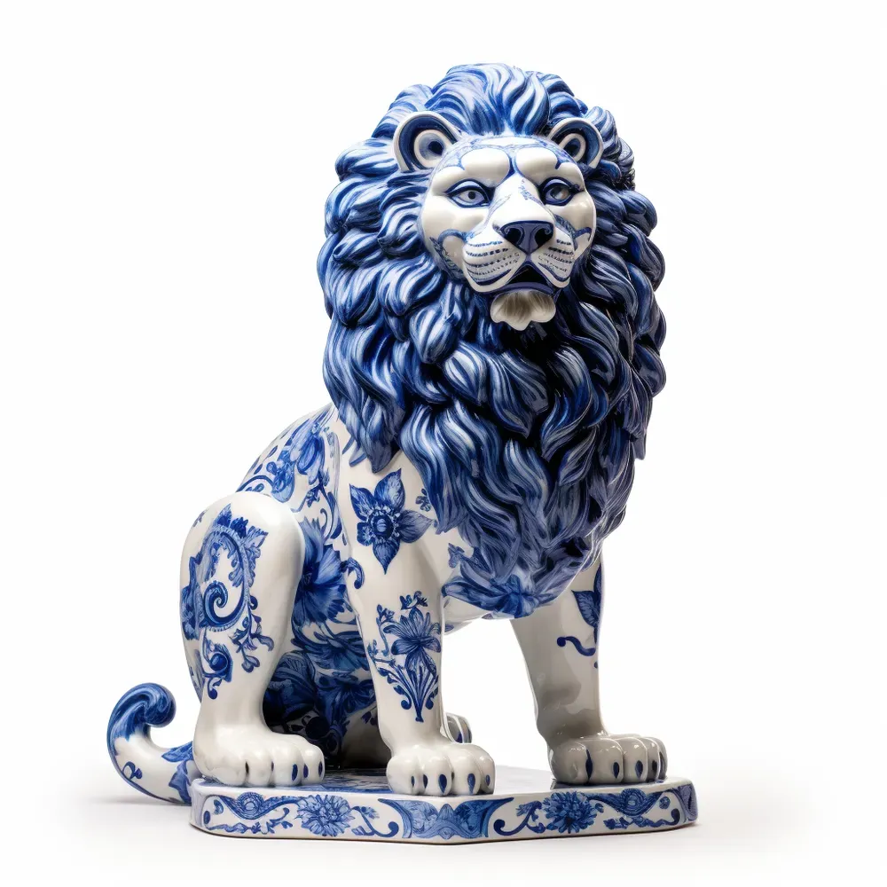 Traditional Dutch Porcelain Statues Midjourney Prompt | PromptBase