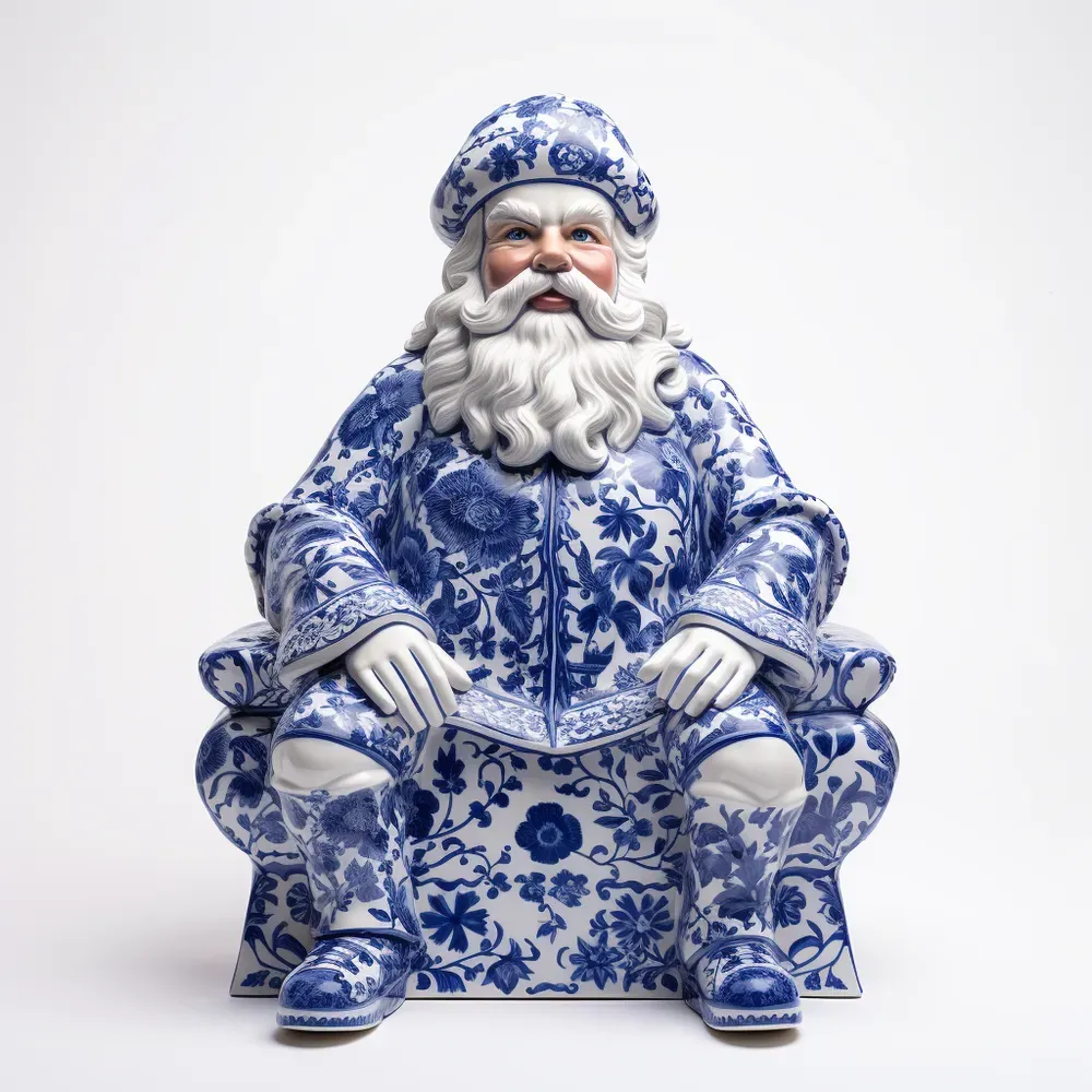 Traditional Dutch Porcelain Statues Midjourney Prompt | PromptBase