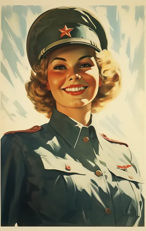 Ww2 Vintage Style Propaganda Posters Midjourney Prompt | PromptBase
