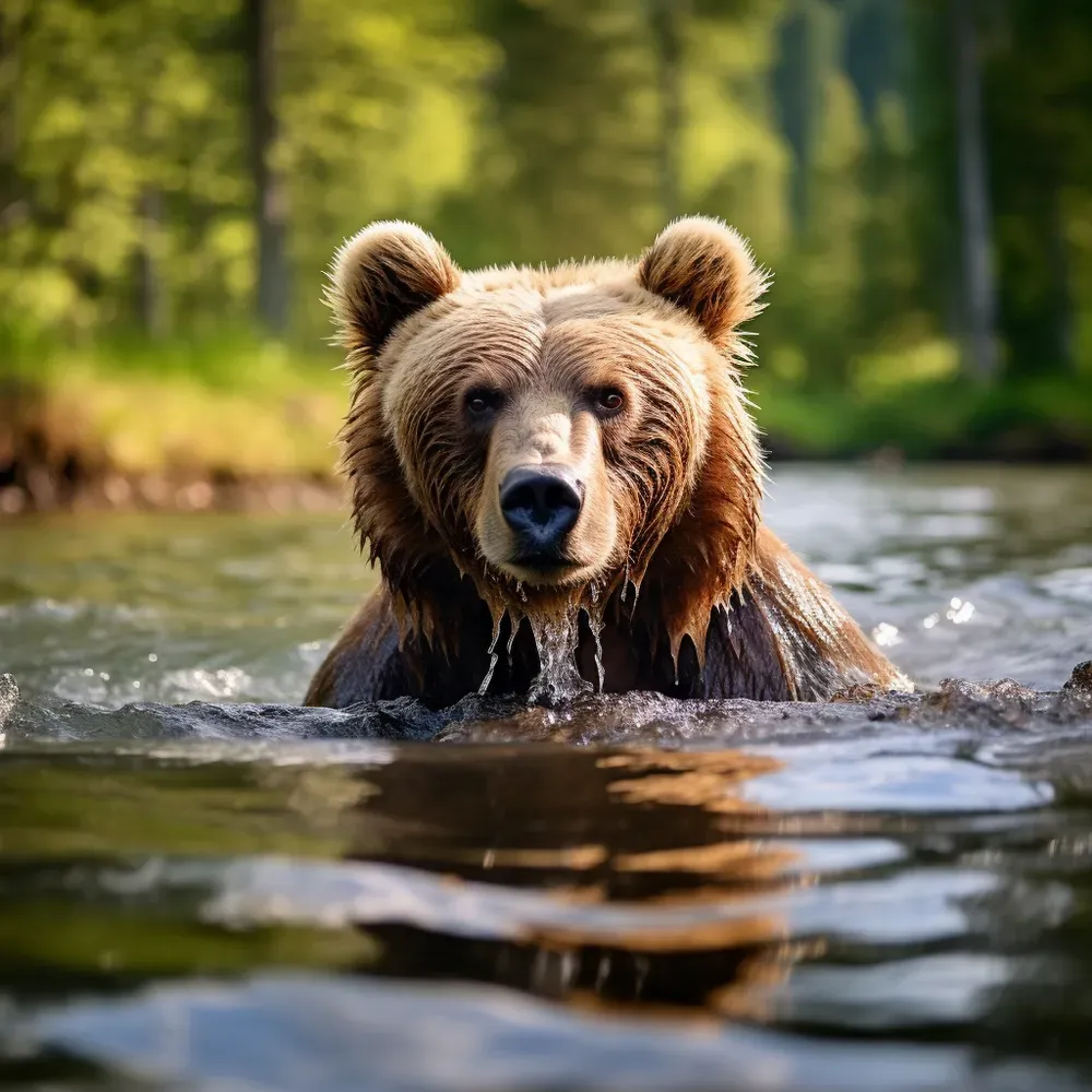 Bathing Animals Midjourney Prompt | PromptBase