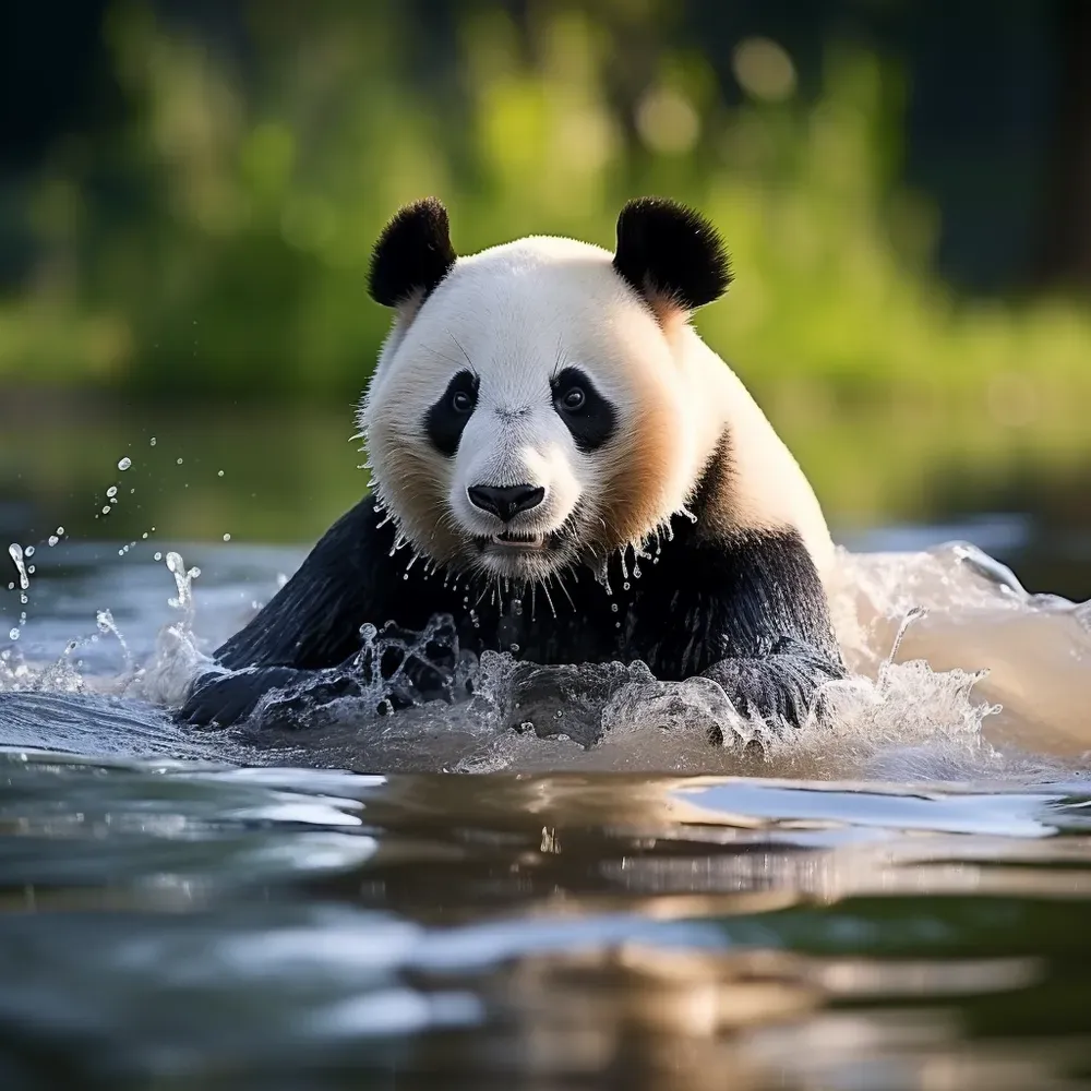 Bathing Animals Midjourney Prompt | PromptBase