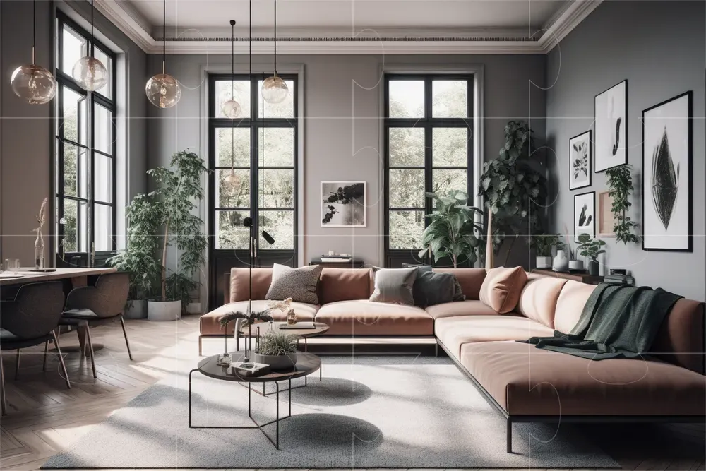 Minimalist Modern Interior Design Ideas Midjourney Prompt | PromptBase