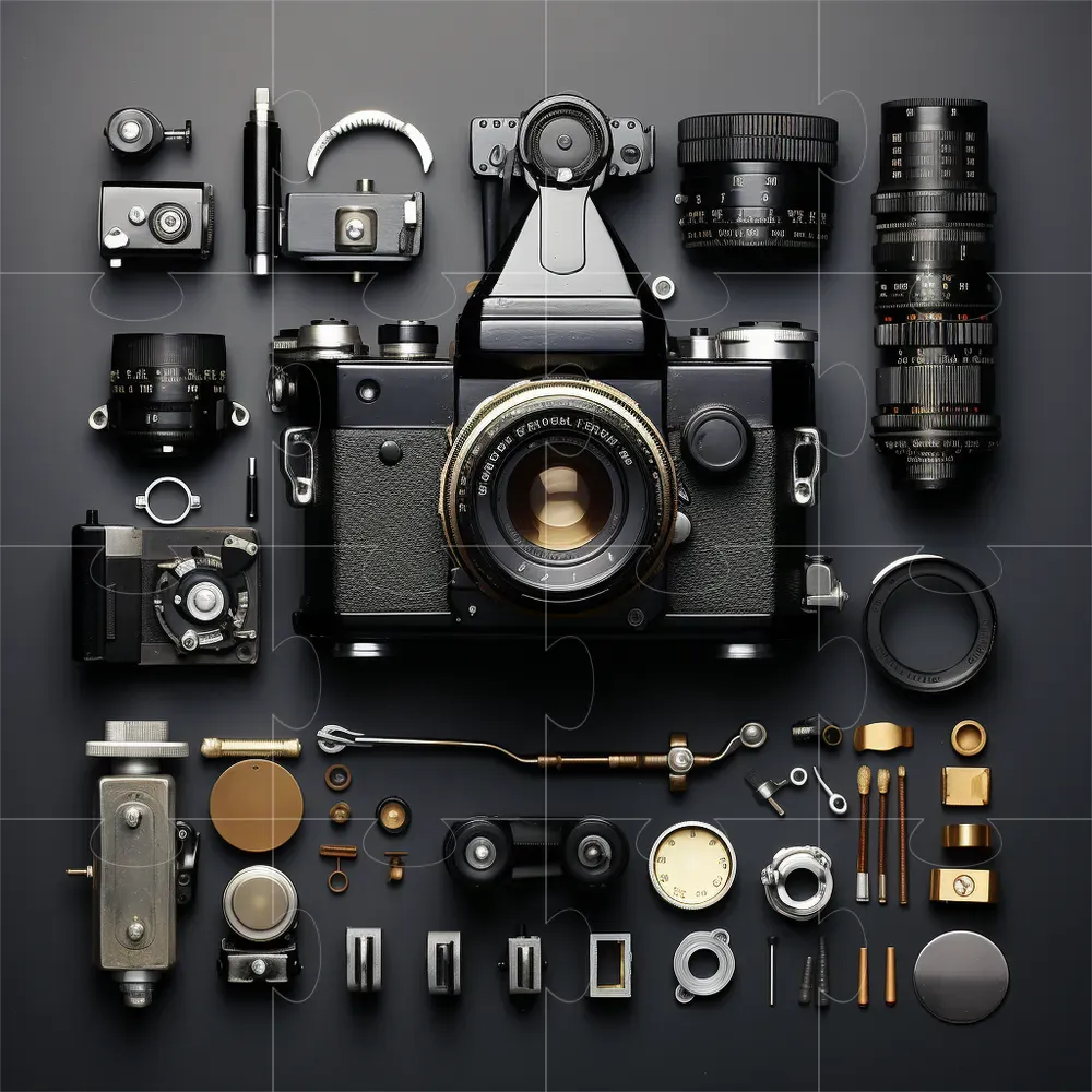 Knolling Display Settings Infinite Ideas Midjourney Prompt | PromptBase