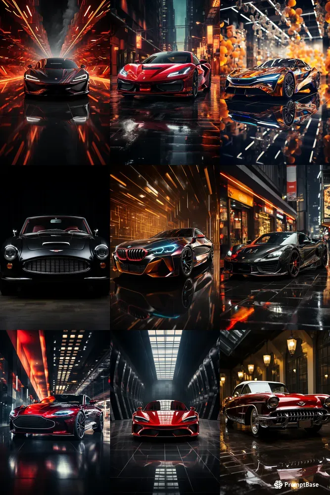 Styled Car Portraits Midjourney Prompt | PromptBase