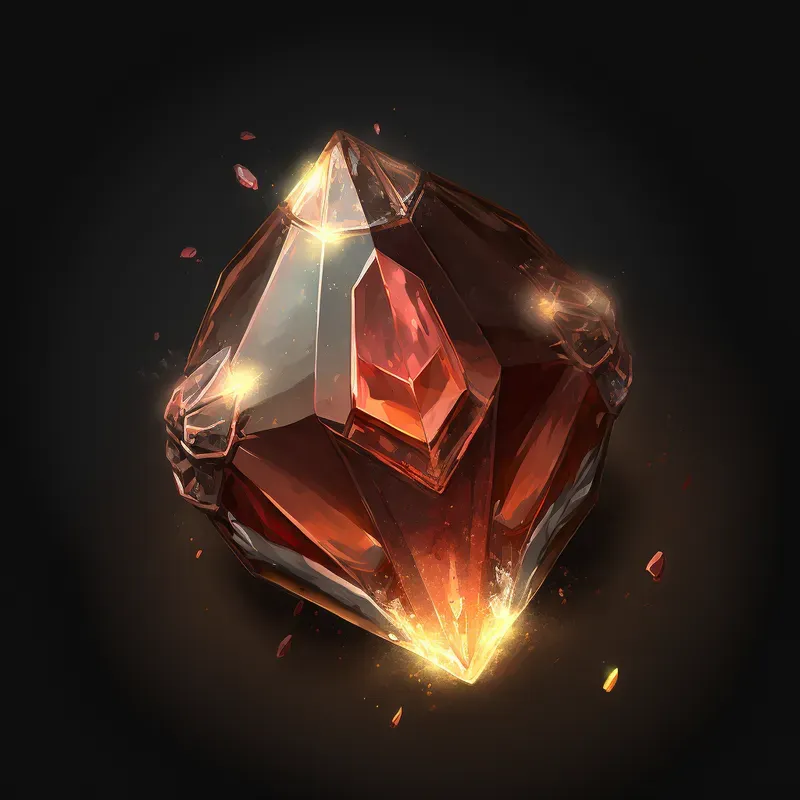 Fantasy Gem Game Assets Midjourney Prompt | PromptBase