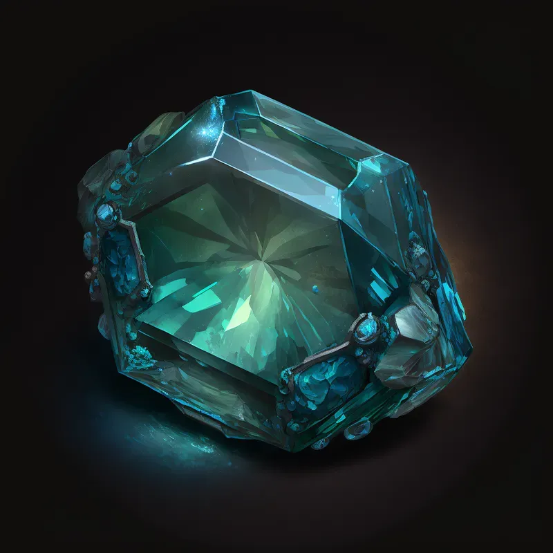 Fantasy Gem Game Assets Midjourney Prompt | PromptBase