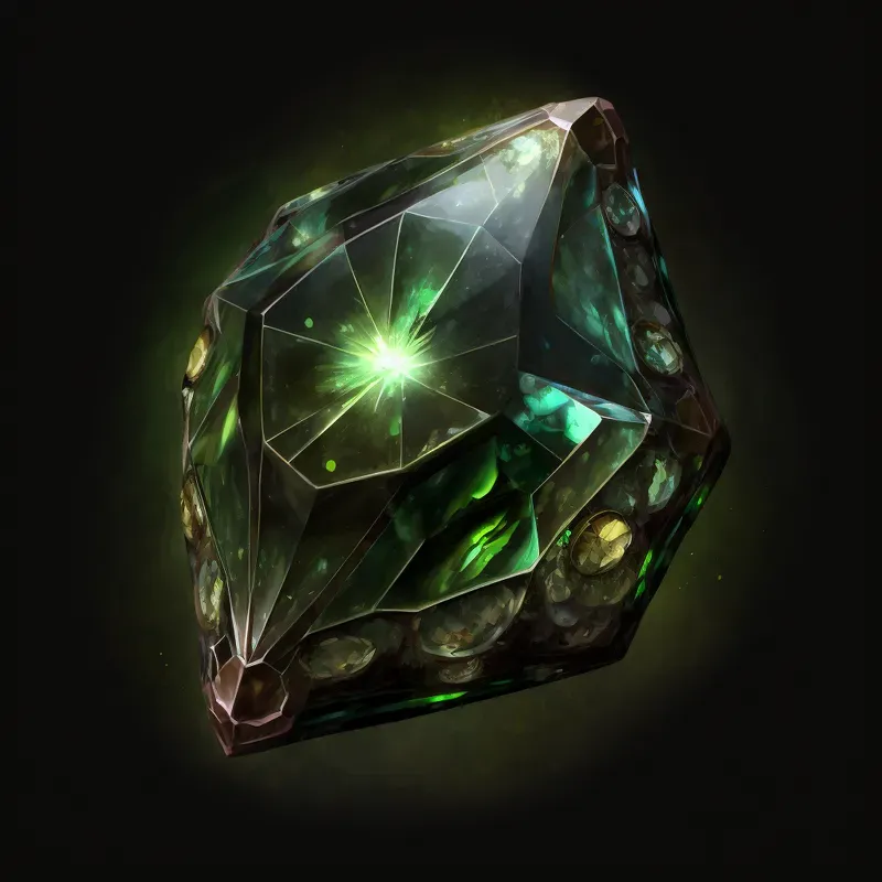 Fantasy Gem Game Assets Midjourney Prompt | PromptBase