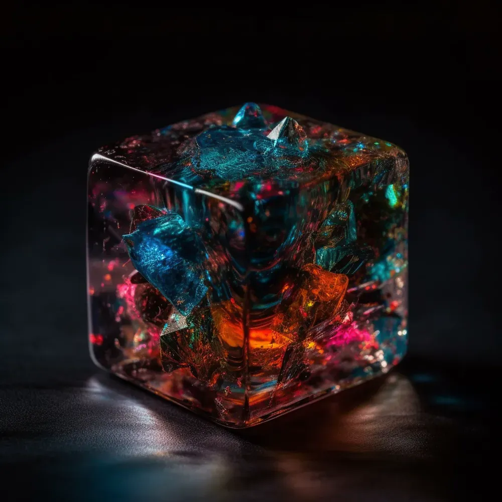 Cubed Display Objects Midjourney Prompt | PromptBase