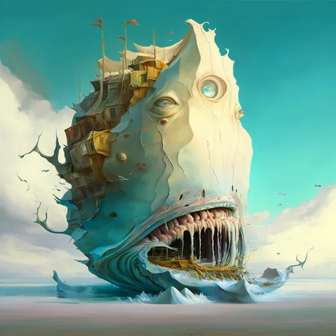 Salvador Dali Surrealist Dreamscapes Midjourney Prompt | PromptBase