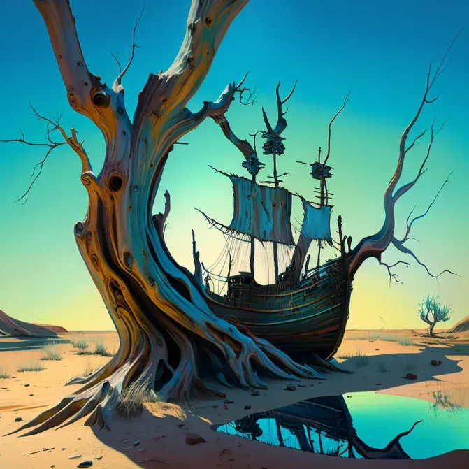 Salvador Dali Surrealist Dreamscapes Midjourney Prompt | PromptBase