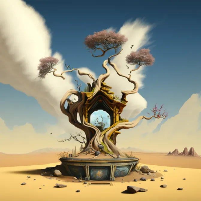 Salvador Dali Surrealist Dreamscapes Midjourney Prompt | PromptBase