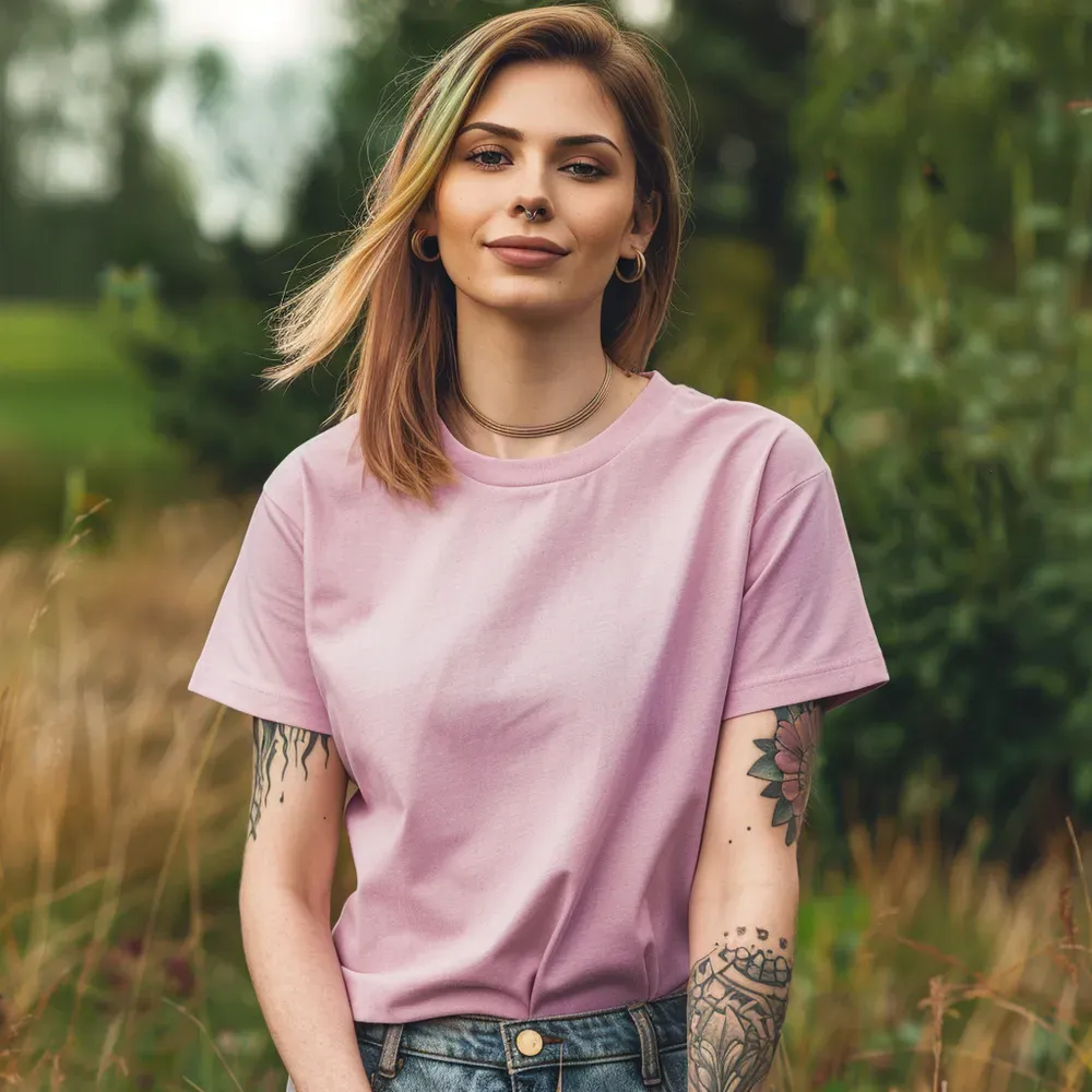 Realistic Tshirt Mock Up Models Midjourney Prompt | PromptBase