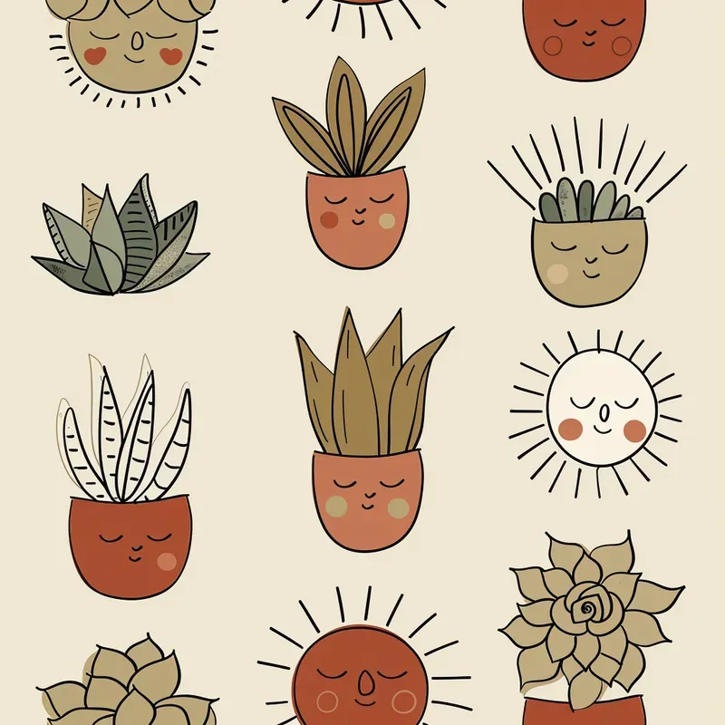 Seamless Boho Style Patterns Midjourney Prompt | PromptBase