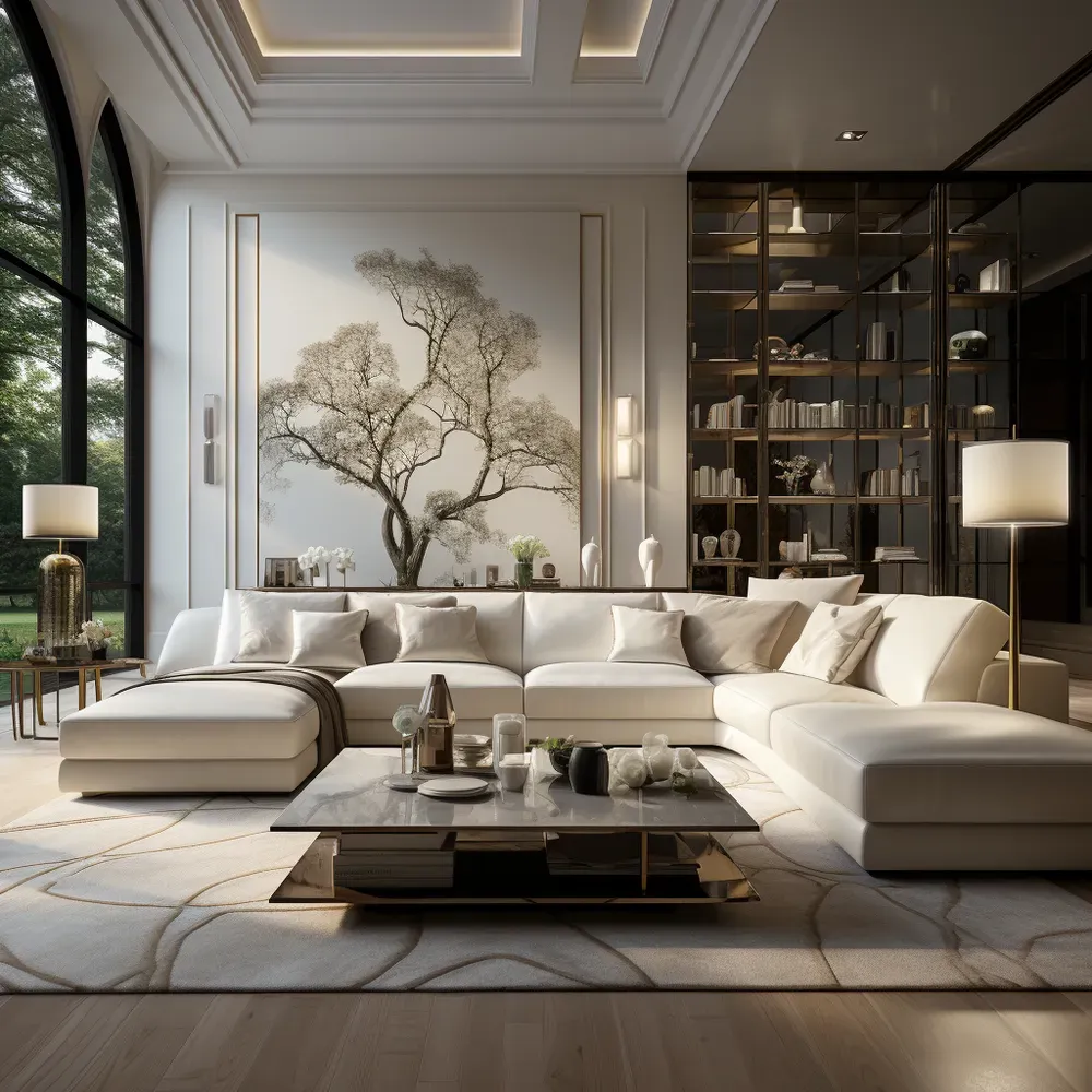 Elegance Tech Rooms Design Midjourney Prompt | PromptBase