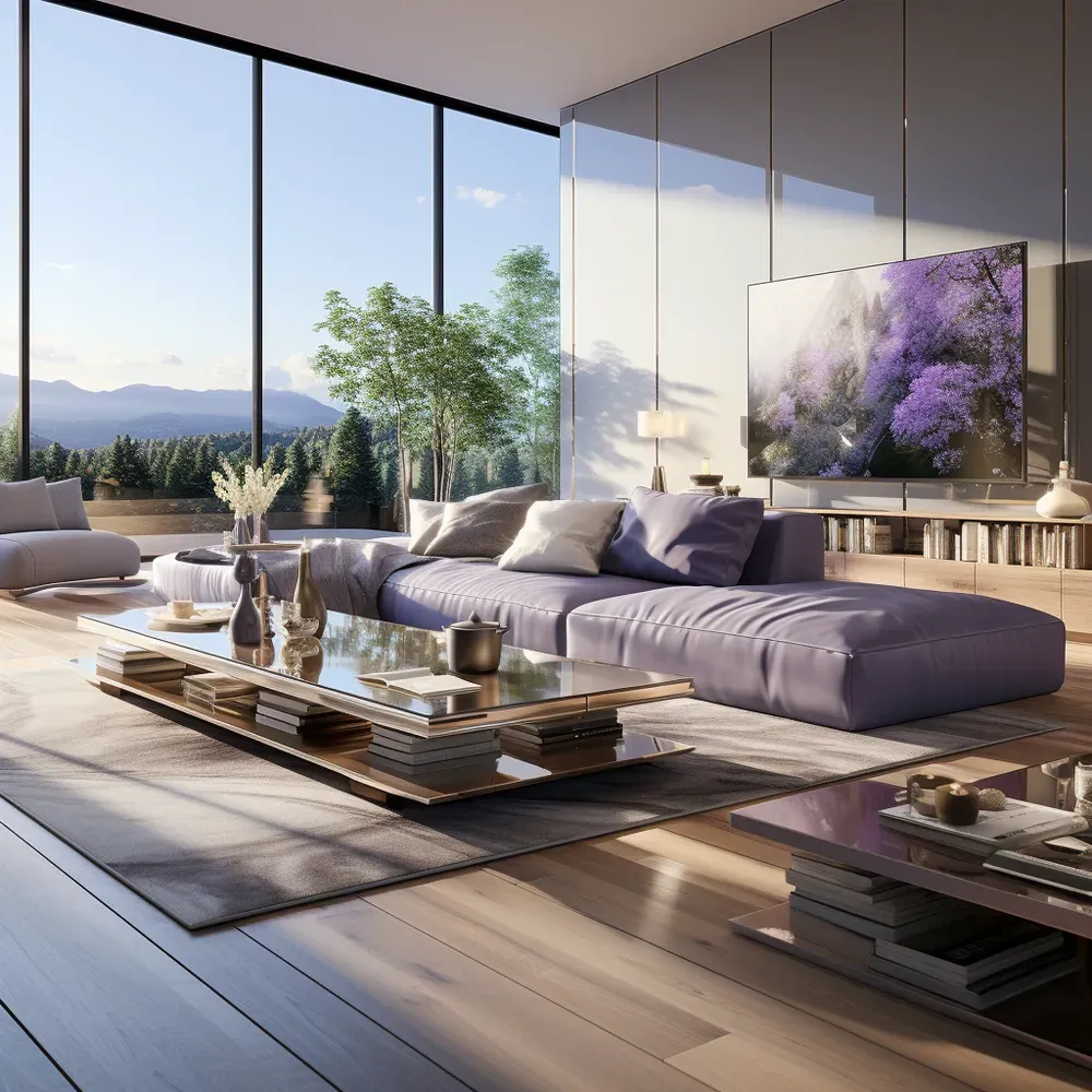 Elegance Tech Rooms Design Midjourney Prompt | PromptBase