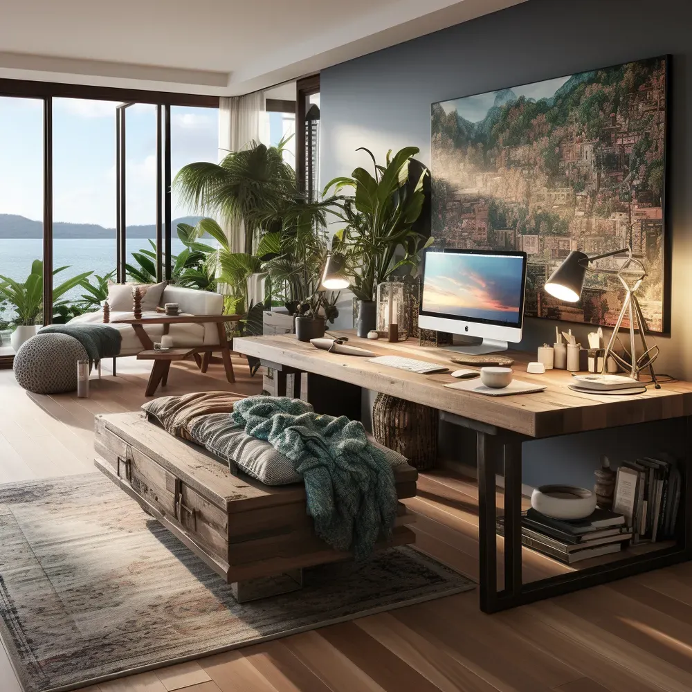 Elegance Tech Rooms Design Midjourney Prompt | PromptBase