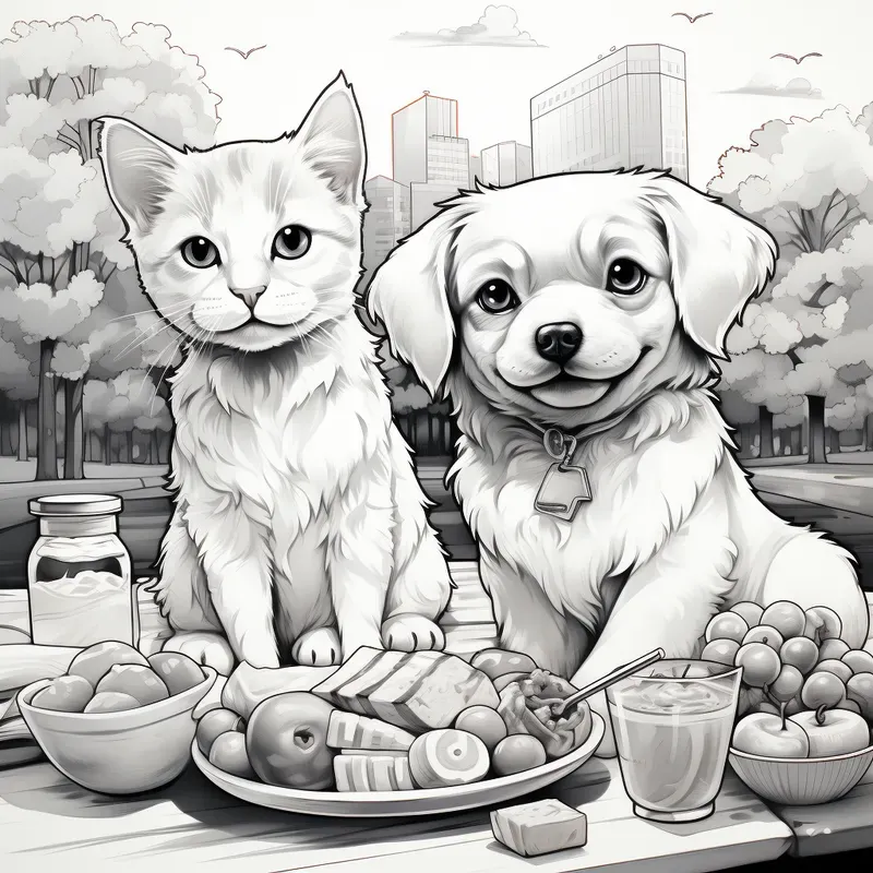 Modern Lines Bw Coloring Pages Midjourney Prompt | PromptBase