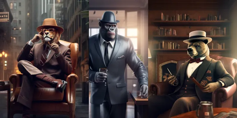 Gangsta Animals Wallpaper