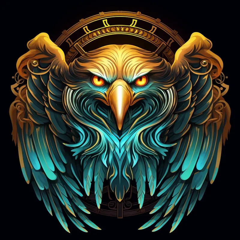 Luxury Fantasy Emblem Logos Midjourney Prompt | PromptBase