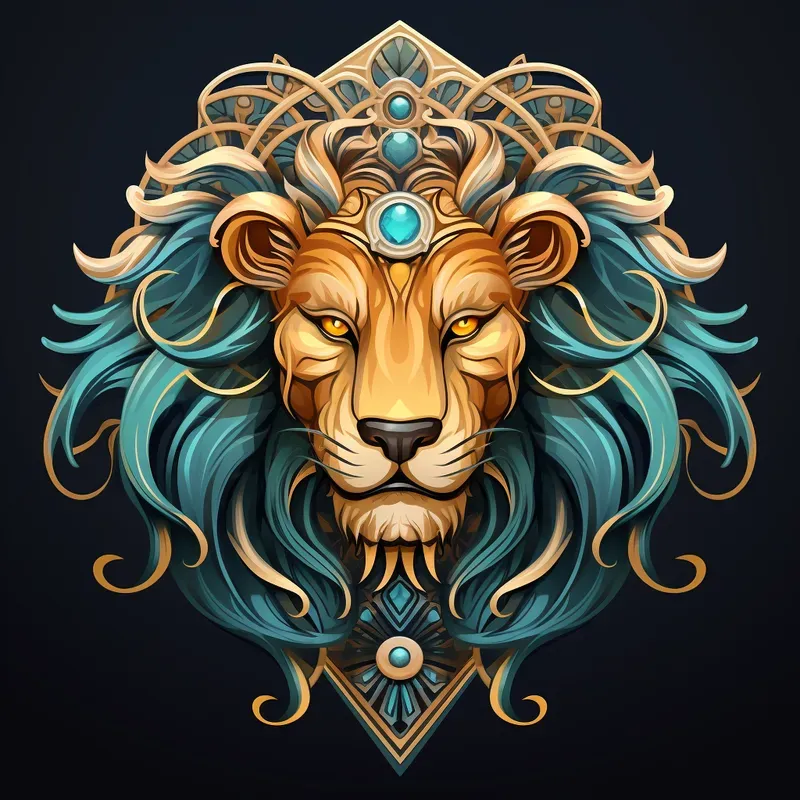 Luxury Fantasy Emblem Logos Midjourney Prompt | PromptBase