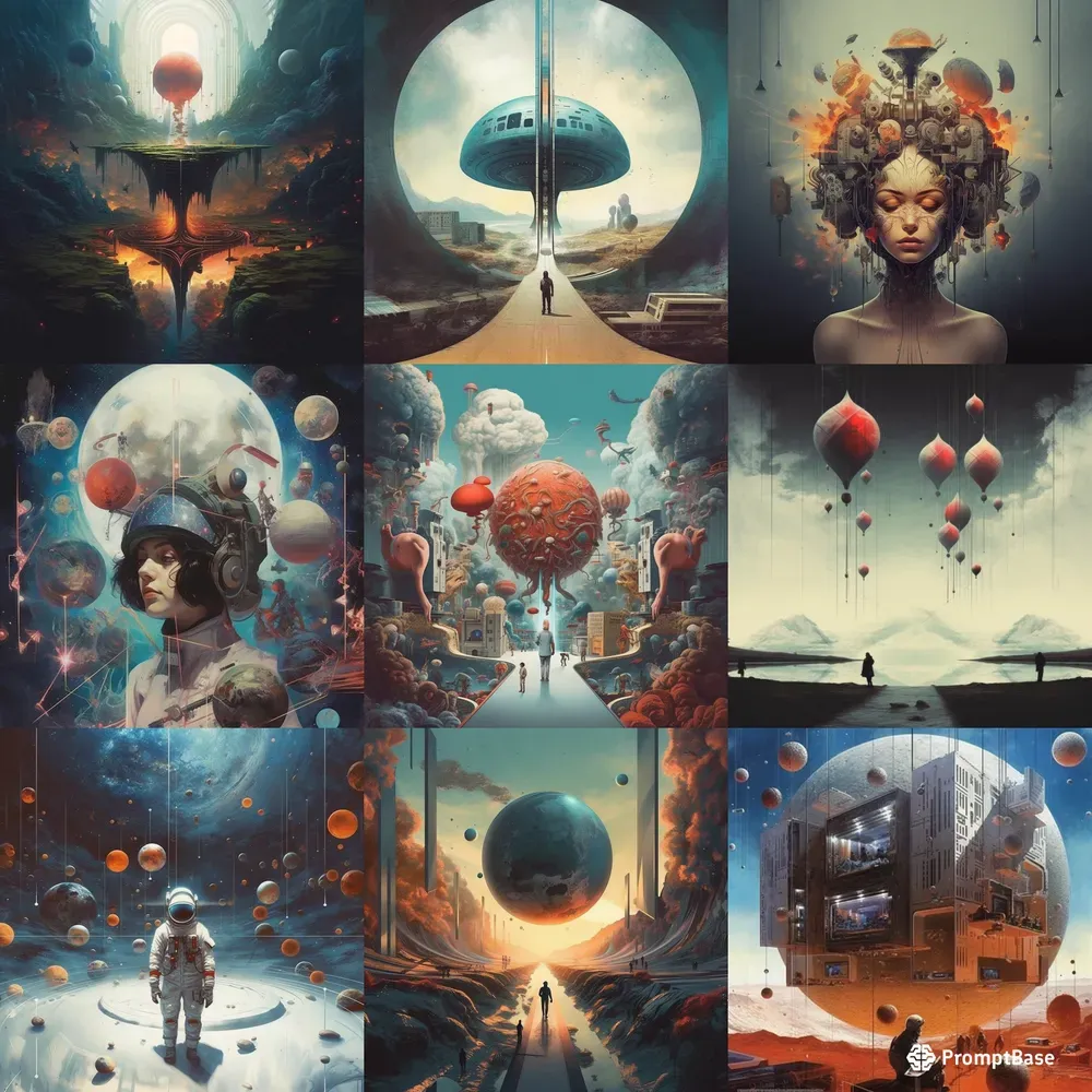 Random Album Covers Midjourney Prompt | PromptBase