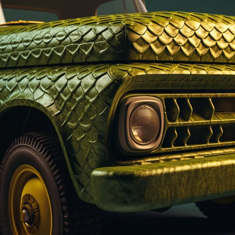 Reptile Skin Objects Midjourney Prompt | PromptBase