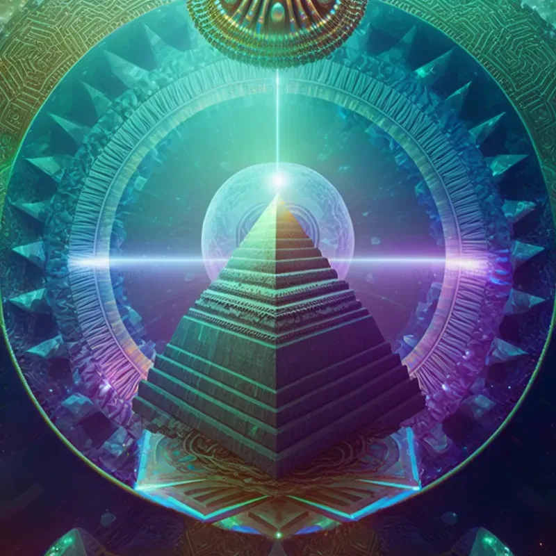 Fantasy Pyramid Art Midjourney Prompt | PromptBase