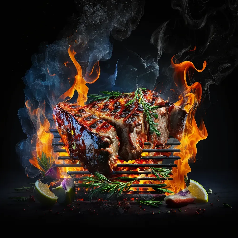 Bbq Advertising Photographs Midjourney Prompt | PromptBase