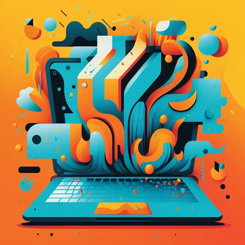 Abstract Technology Designs Midjourney Prompt | PromptBase