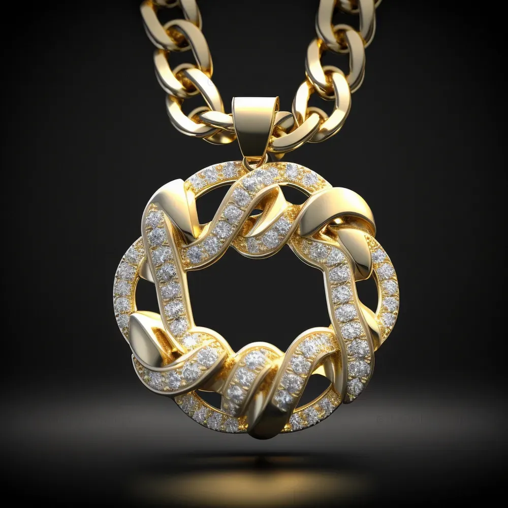 Bling Bling Custom Chains Midjourney Prompt | PromptBase